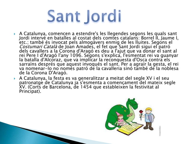 Power point sant jordi | PPT