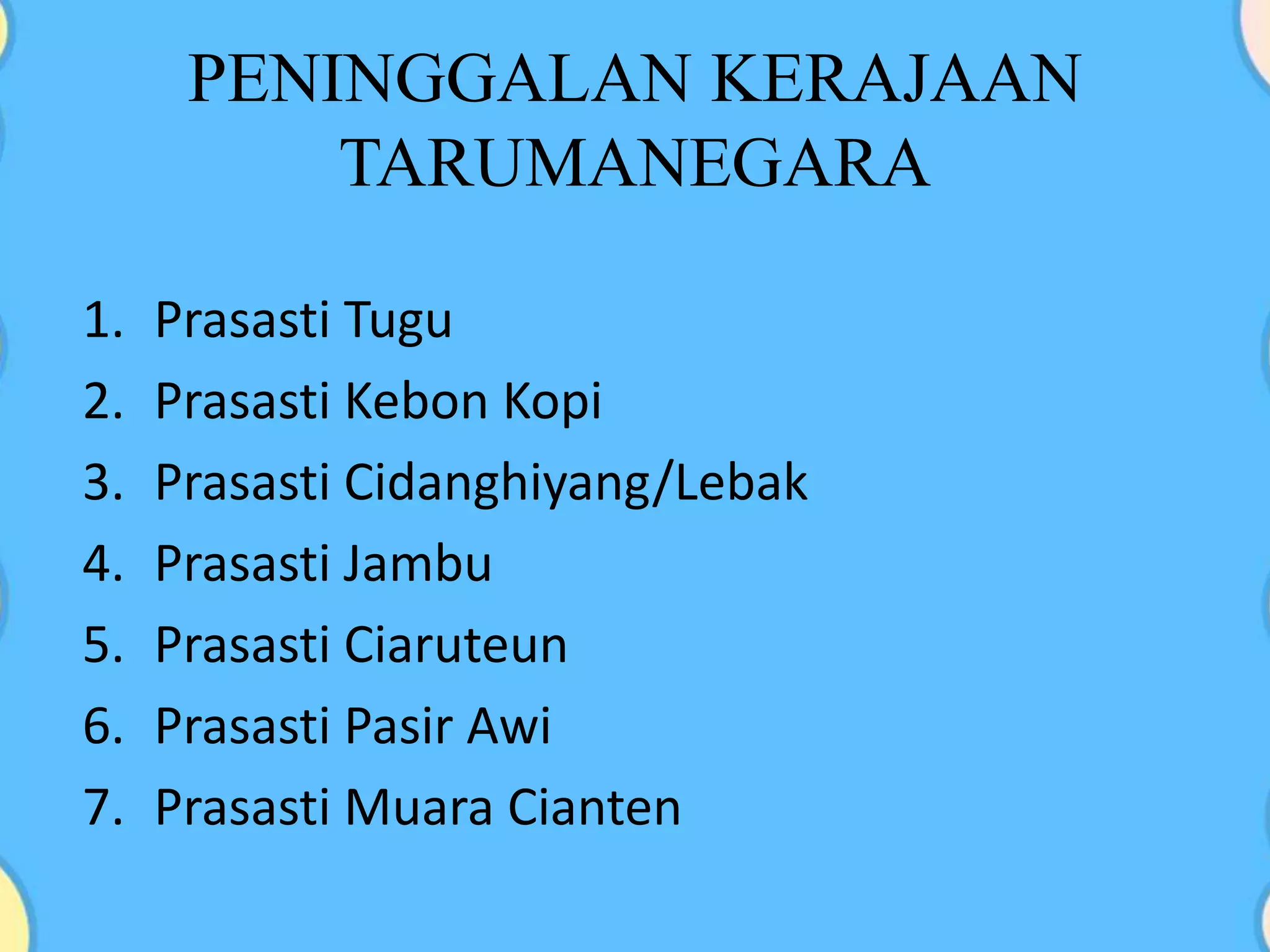 Powerpoint kerajaan kutai dan tarumanegara | PPTX