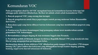 Kronologi Kedatangan Bangsa Eropa Ke Indonesia | PPTX