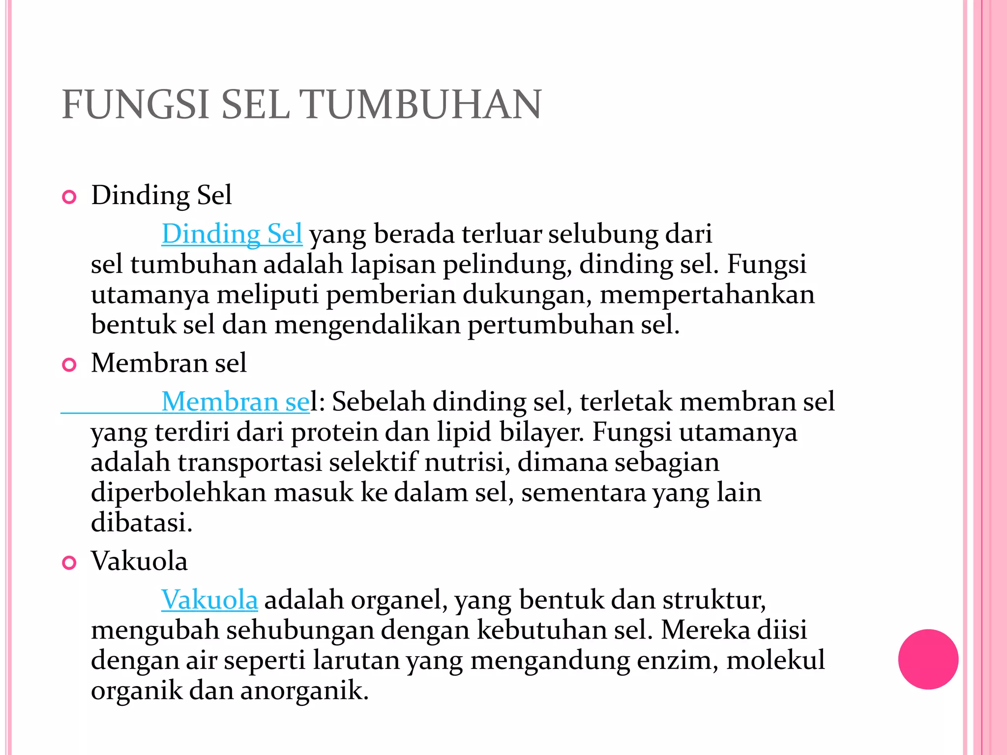 Powerpoint sel kel. 3 | PPTX