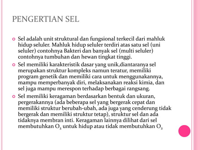 Powerpoint sel kel. 3 | PPTX