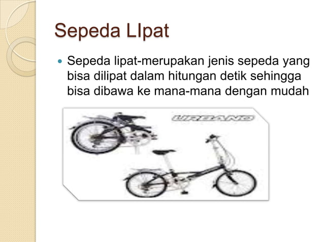 Power point sepeda | PPT