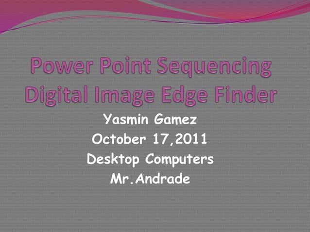 Power Point Sequencing | PPT