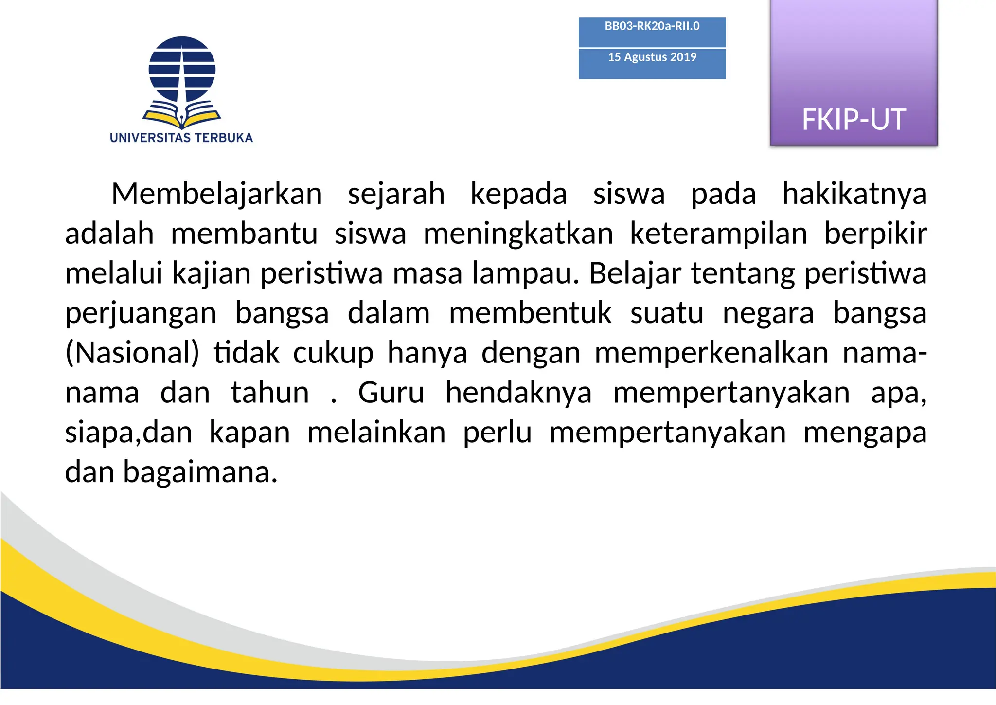 powerpoint sesi 2 pembelajaran PKN UT.ppt