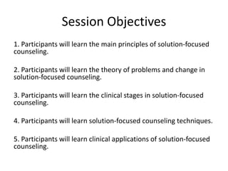 Mastering the Art of Solution-Focused Counseling: PowerPoint | PPTX