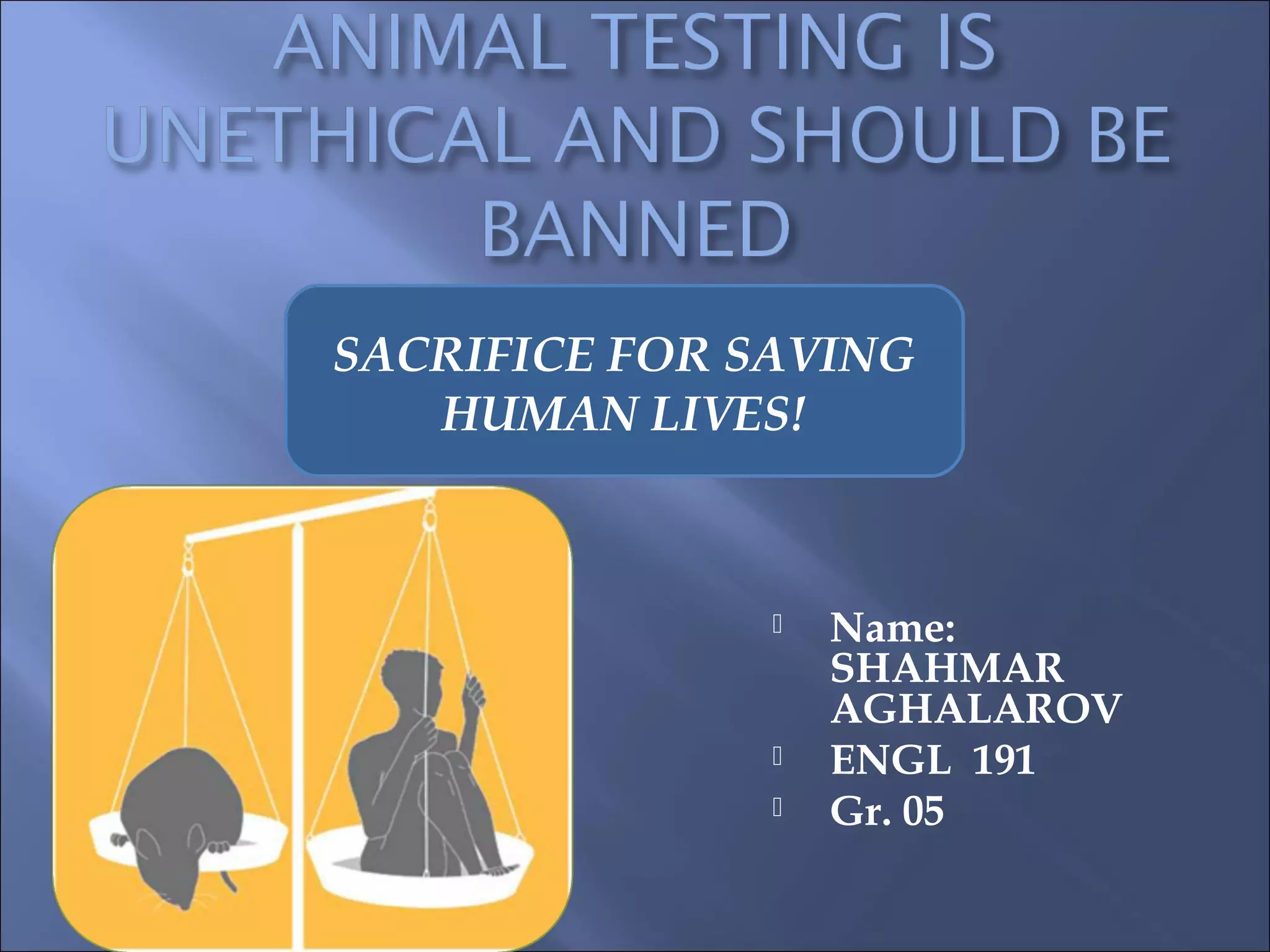 Animal Testing | PPT | Free Download