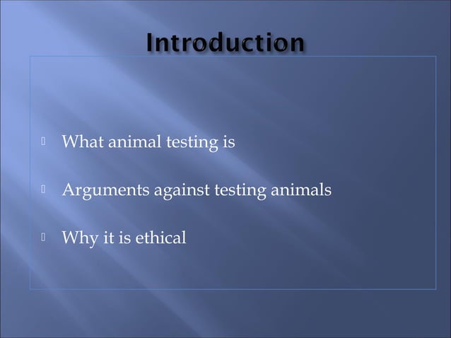 Animal Testing | PPT