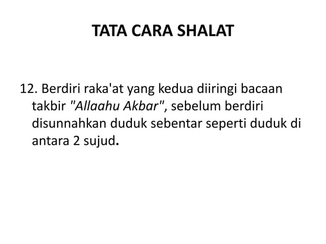 Power point shalat | PPTX