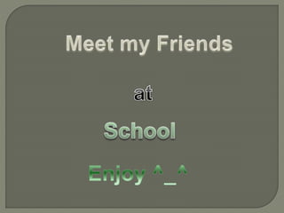 MY slide show ^_^ | PPT