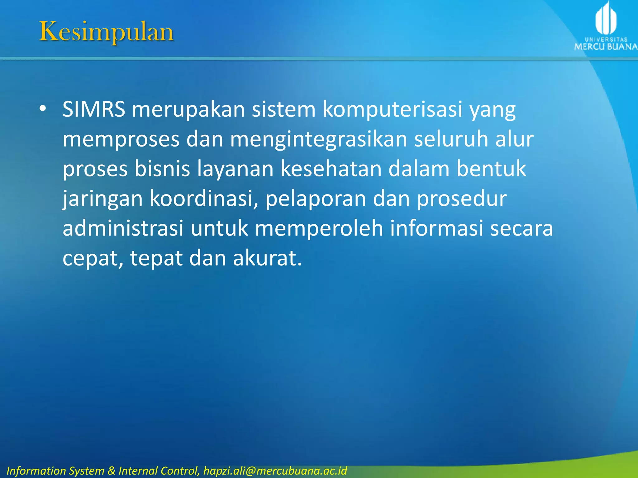 Power Point SIM, Fitri Febriani, Hapzi Ali, Analisis dan Perancangan Sistem Informasi ...