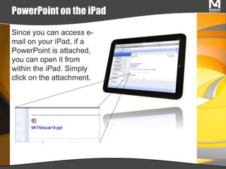 PowerPoint Presentations on the iPad | PPT