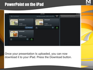 PowerPoint Presentations on the iPad | PPT