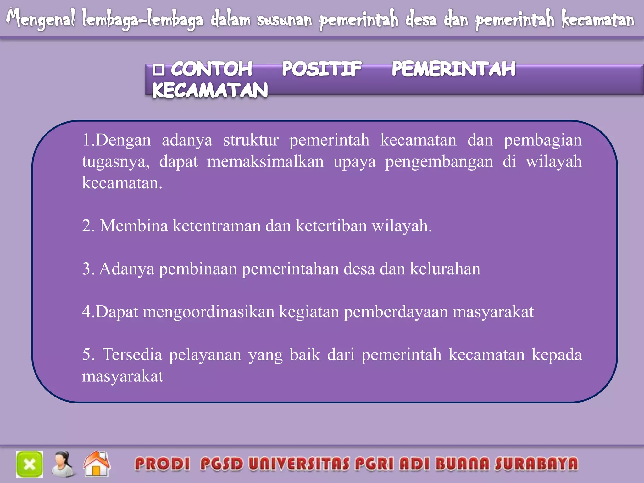 Ppt Memahami sistem pemerintah desa dan pemerintahan kecamatan | PPTX