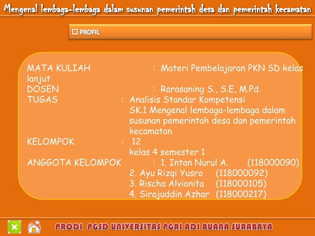 Ppt Memahami sistem pemerintah desa dan pemerintahan kecamatan | PPTX