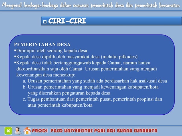 Ppt Memahami sistem pemerintah desa dan pemerintahan kecamatan | PPTX