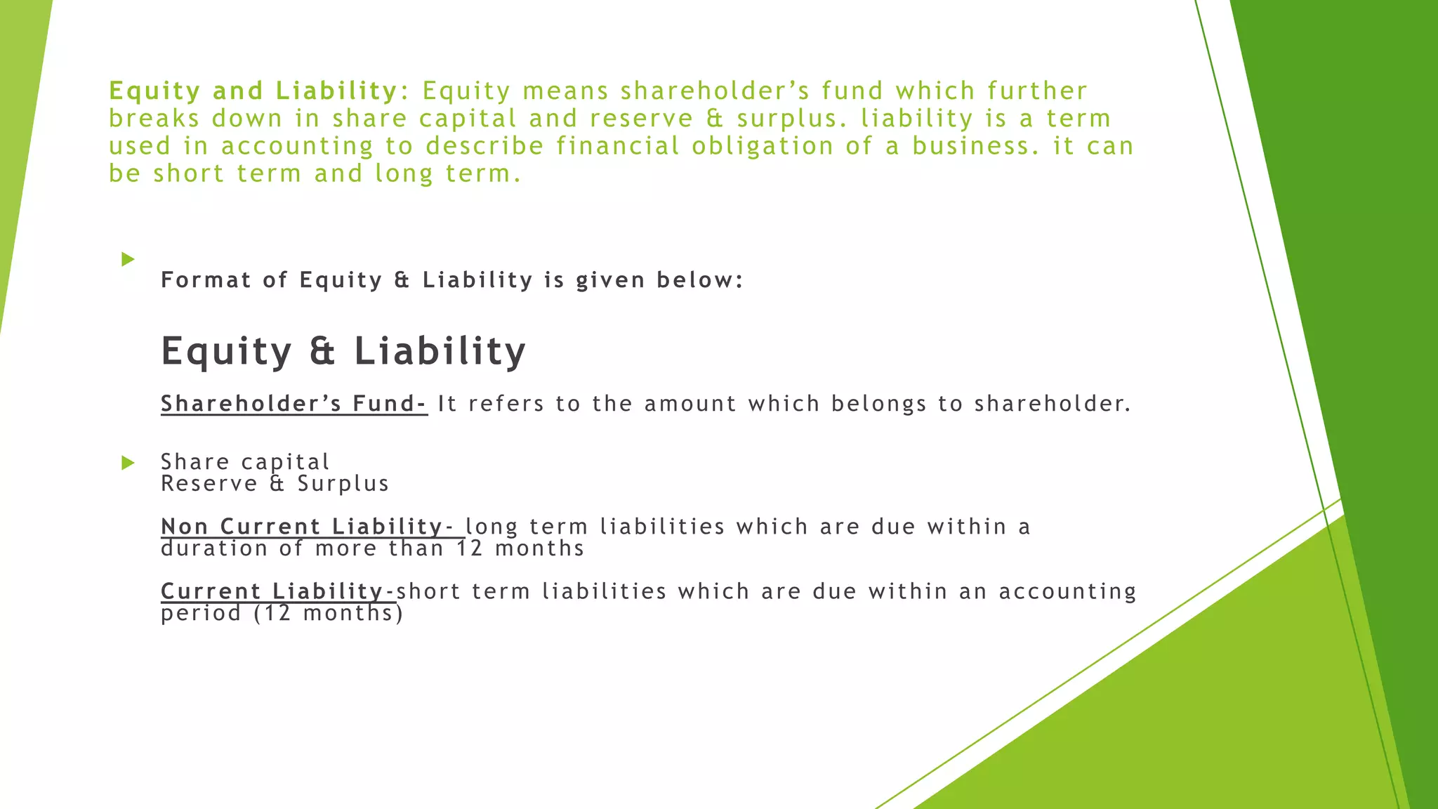 Financial Statements | PPT