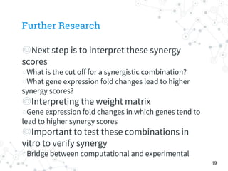 Novel Methodology for Predicting Synergistic Cancer Drug Pairs Slides | PPT
