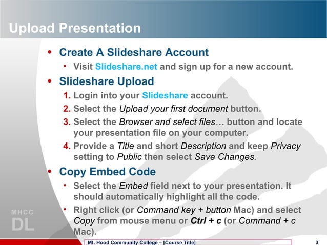 Powerpoint slideshare presentation | PPT