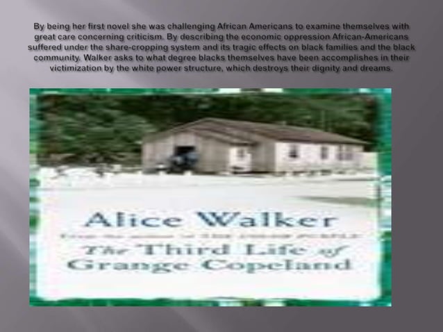 Powerpoint slides of alice walker | PPTX | Debated Sensitive Social Issues | Sensitive Topics