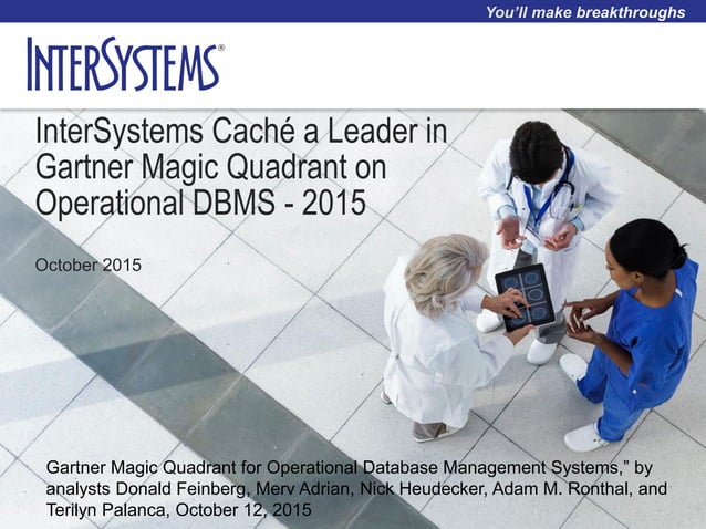 Gartner Magic Quadrant for Operational Database Management Systems | PDF