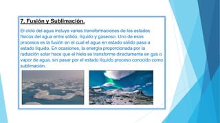 El ciclo del agua | PPTX