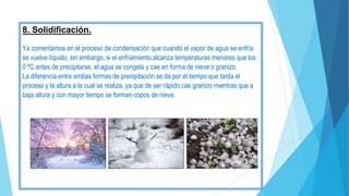 El ciclo del agua | PPTX