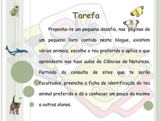 Powerpoint sobre os animais | PPTX