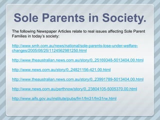 Powerpoint Sole Parents | PPT