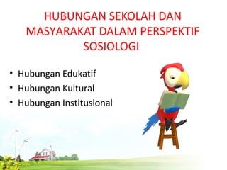 Power point sosiologi pendidikan | PPT