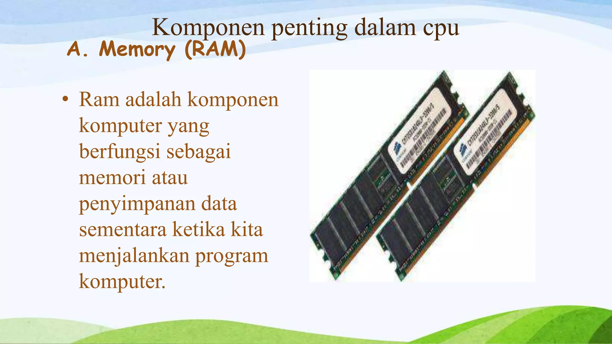 Ppt komponen komputer - sri paramudita x ad2 | PPTX