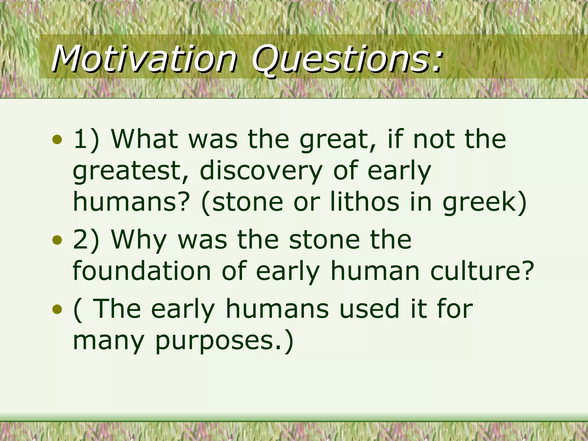 Powerpoint stone age | PPT