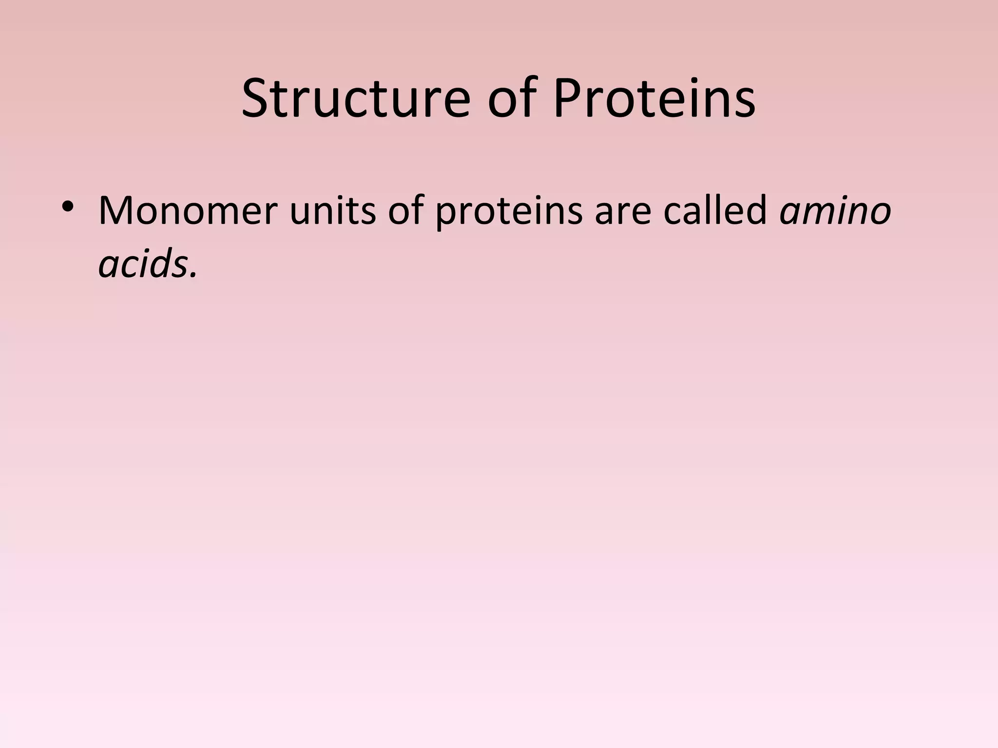 Structure of Proteins | PPT