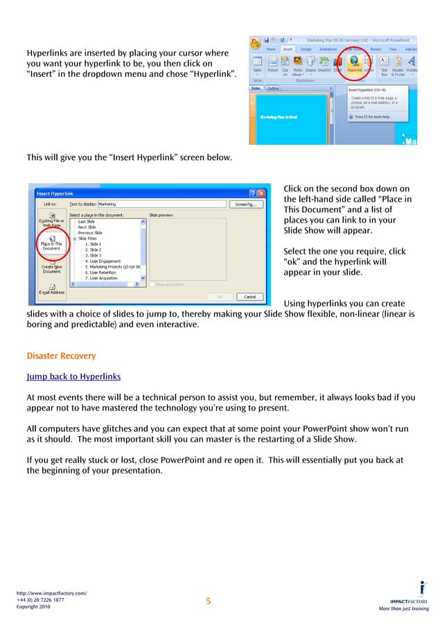 Powerpoint survival guide | PDF