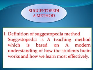 Power point suggestopedia | PPTX