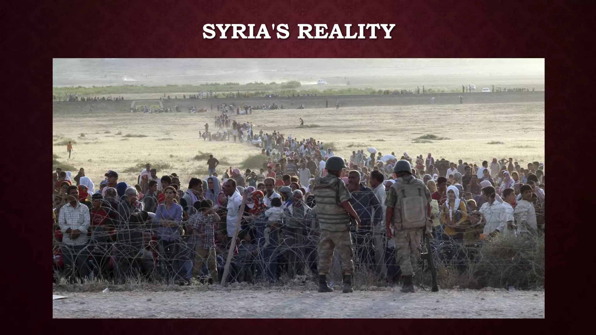 Powerpoint syrian refugee crisis | PPTX