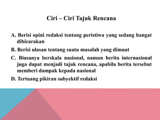 Tajuk Rencana | PPTX