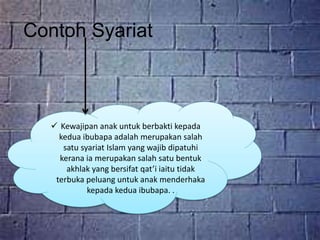 Syariah wal Hakikat | PPT