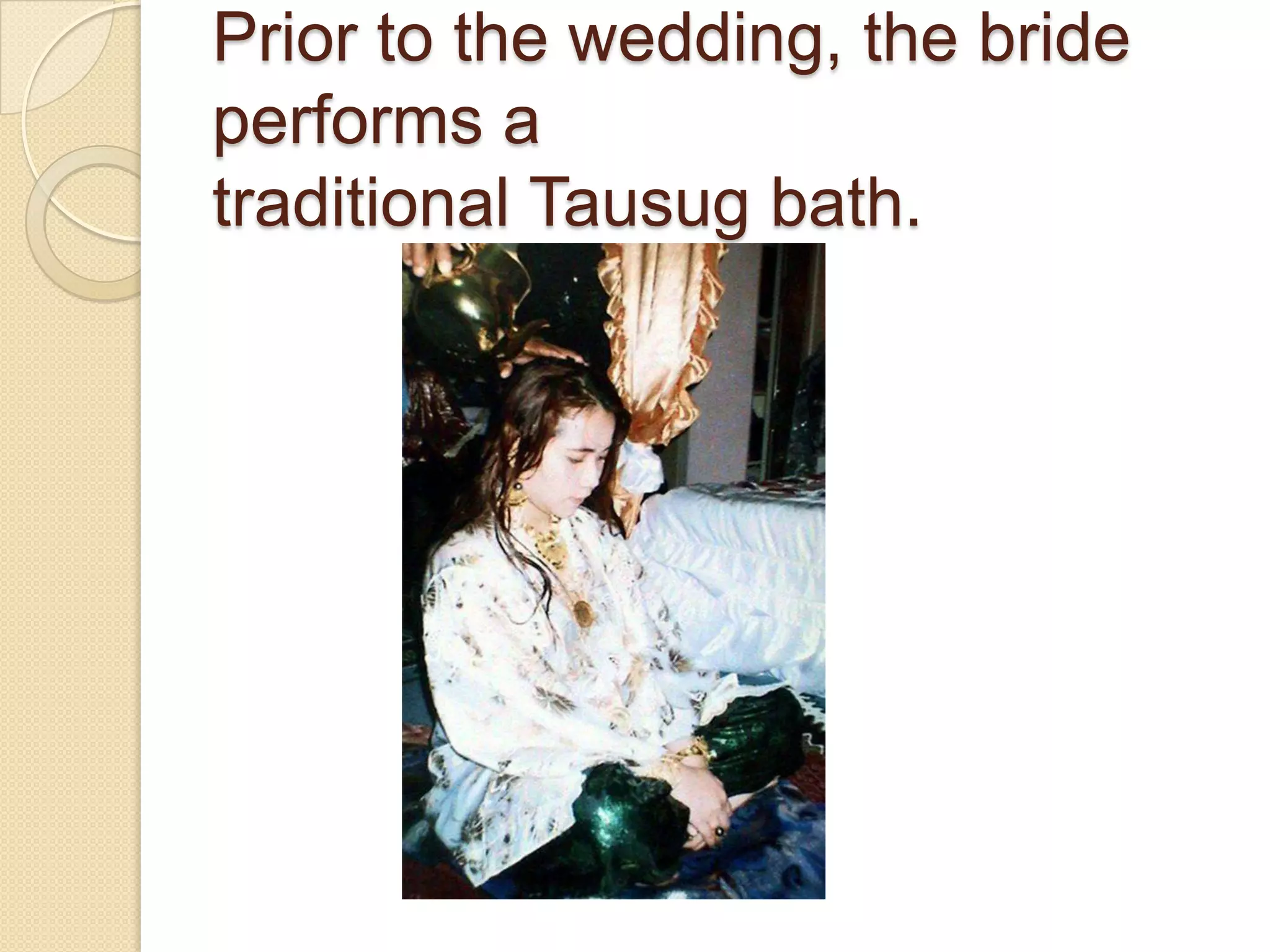 Tausug Wedding Practices | PPTX