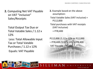 Powerpoint tax71 VALUE-ADDED TAX | PPT