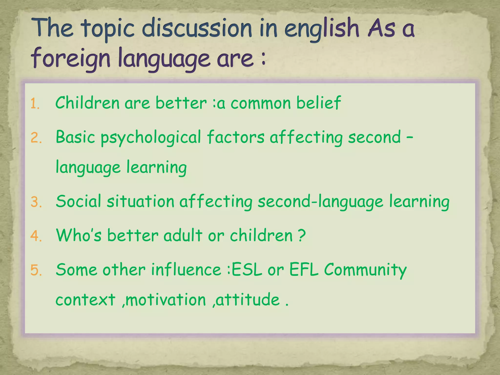 Powerpoint tefl persentation | PPTX | Education