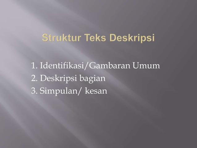 Power point teks deskripsi | PPTX