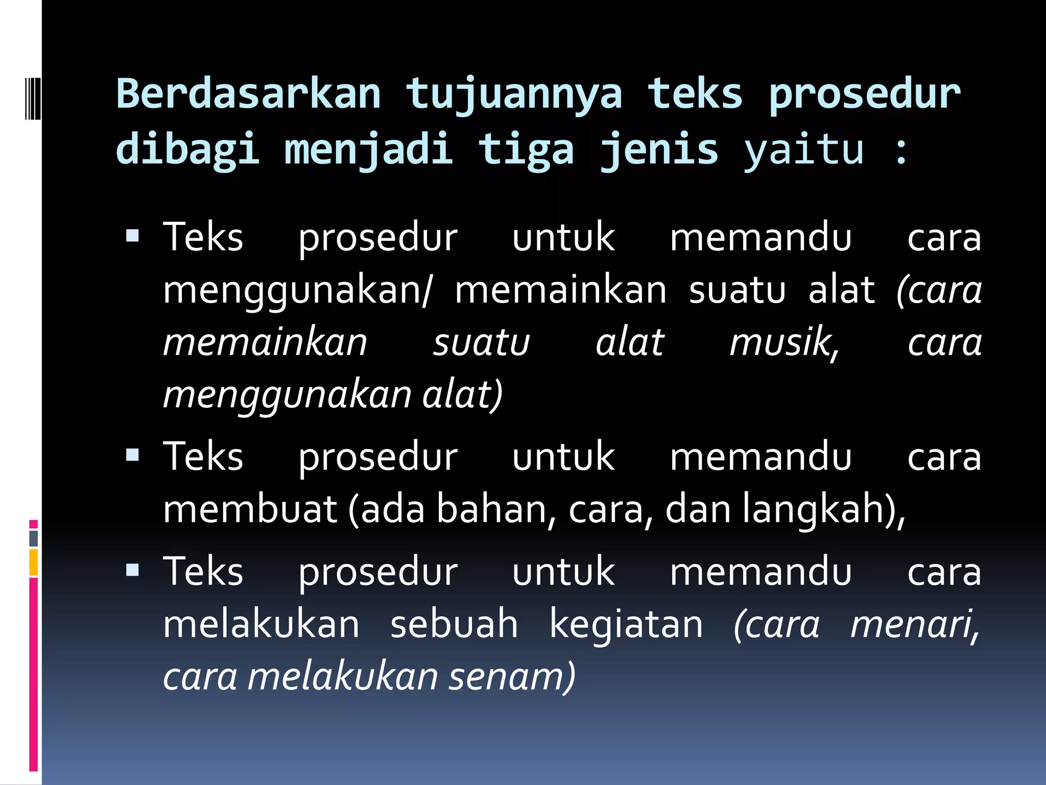 Power point teks prosedur | PPTX