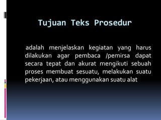 Power point teks prosedur | PPTX