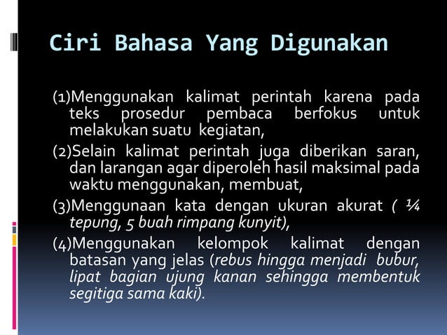 Power point teks prosedur | PPTX