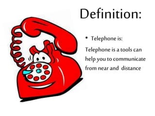 Power point telephone by Vivian Sekolah CitraBerkat | PPTX