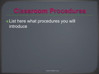 Back 2 School PowerPoint template for teachers | PPTX