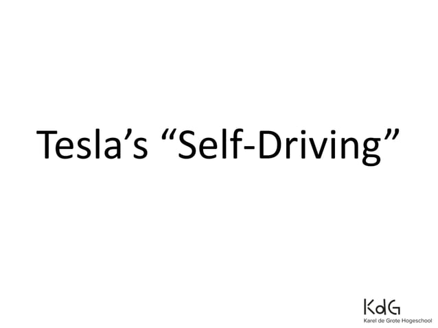 Powerpoint tesla automotive - Nick Pieraerts | PPTX