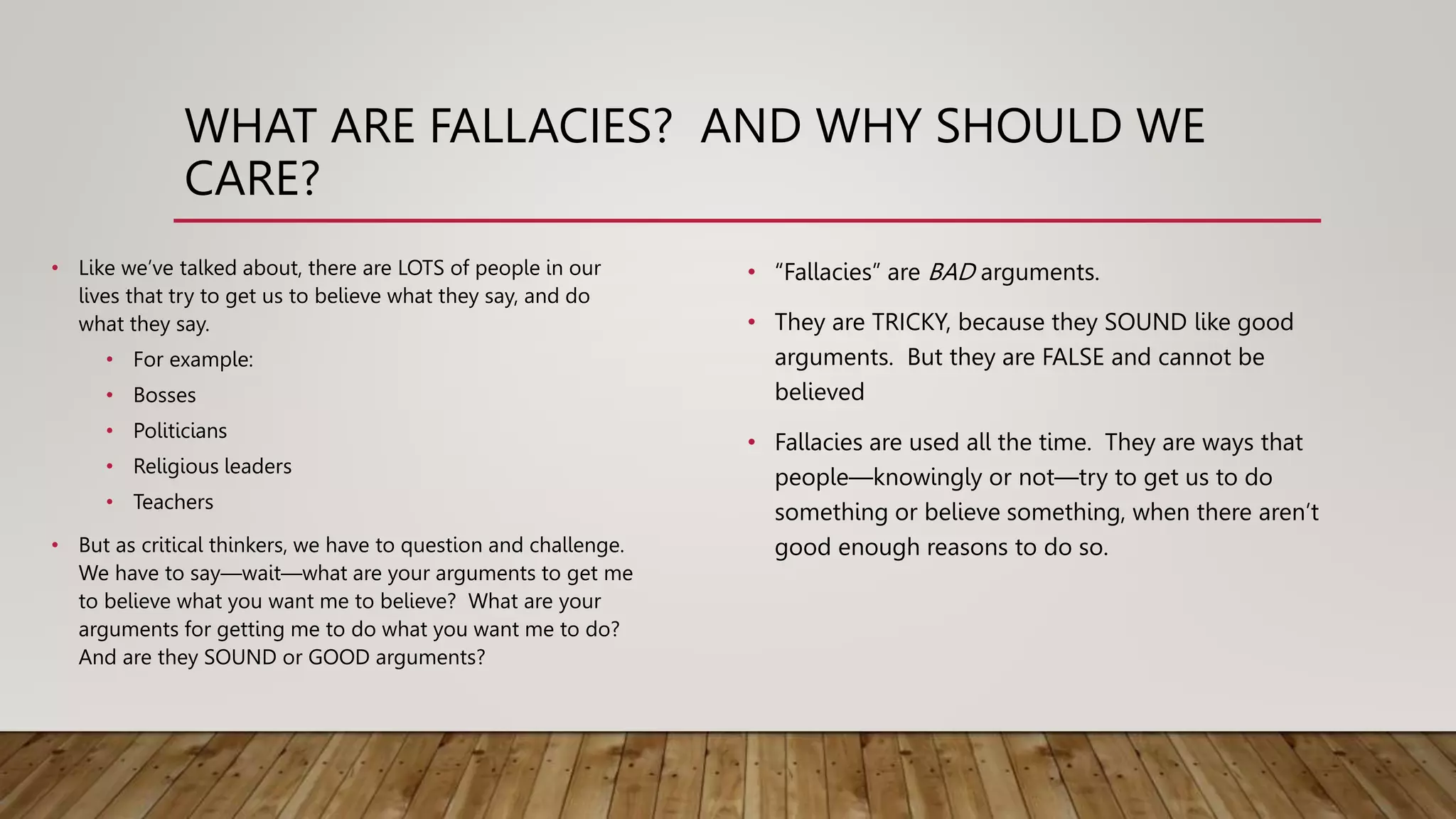 PowerPoint textbook. Fallacies-2-1-1.pptx