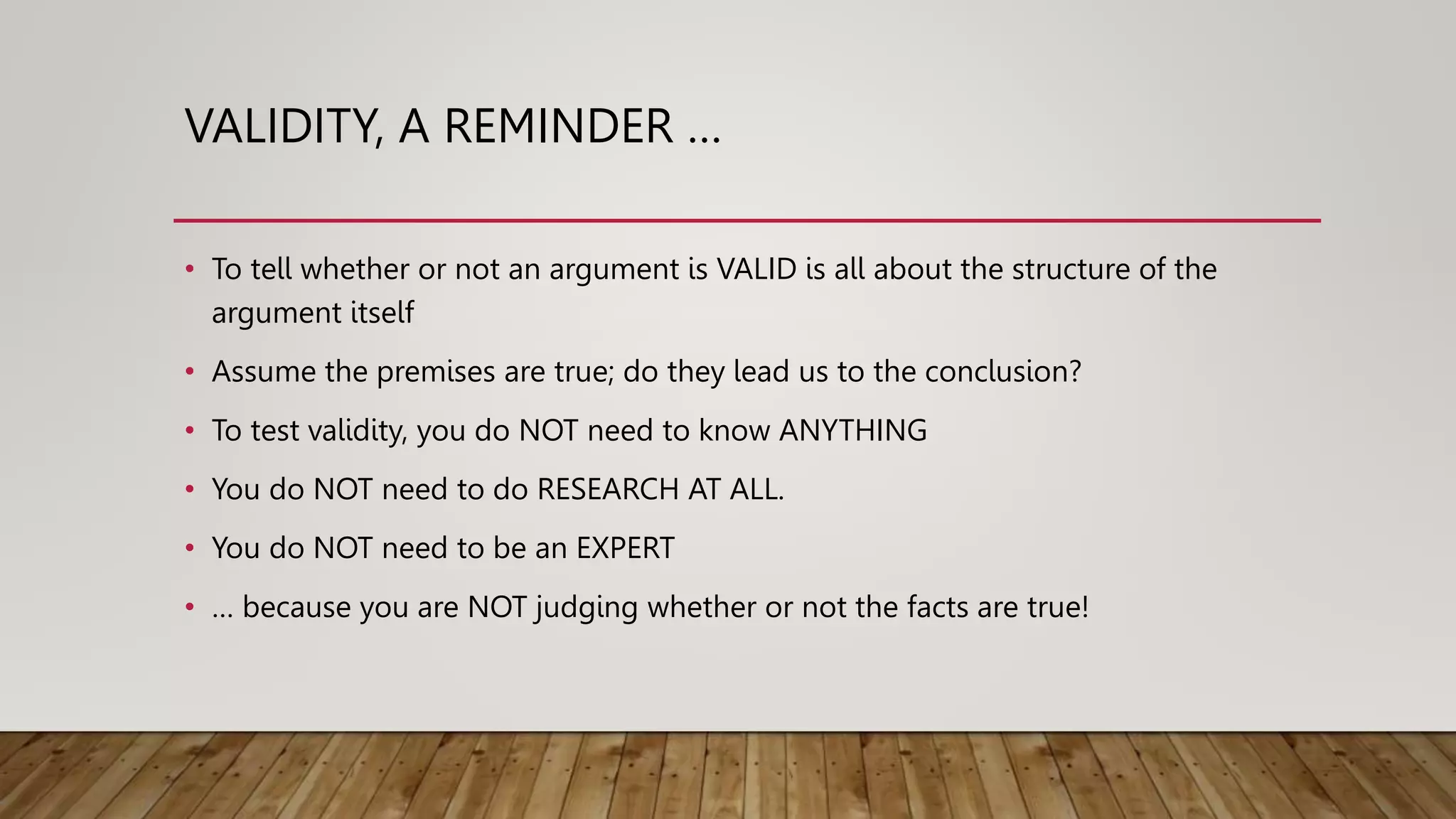PowerPoint Textbook. Validity and Truth-2-1-1.pptx | Educational ...