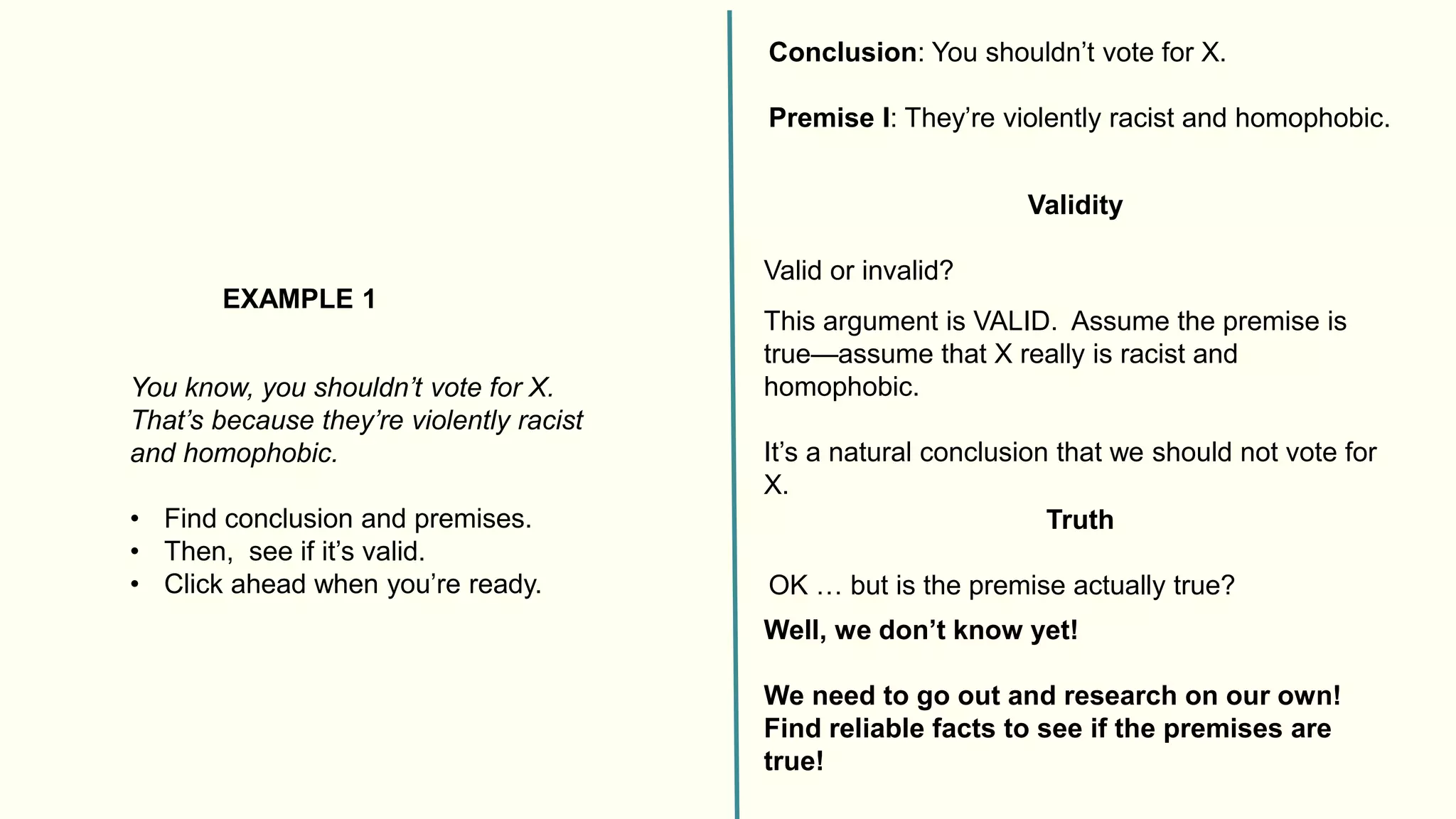 PowerPoint Textbook. Validity and Truth-2-1-1.pptx | Educational ...